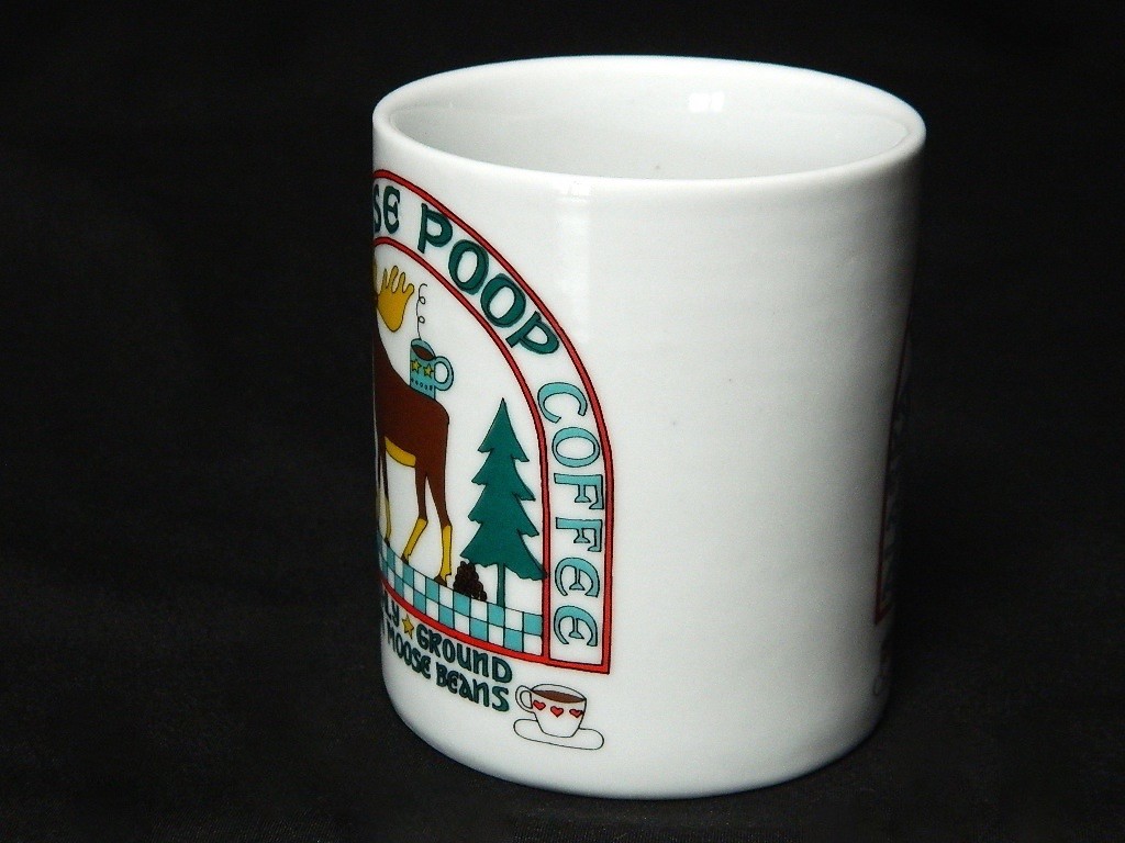 Alaska Moose Poop Freshly Ground Coffee Beans Mug Cup Travel Souvenir ...