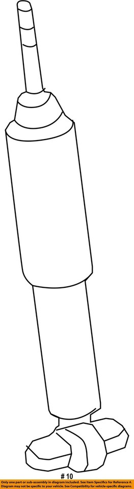 GM OEM 01-10 Sierra 2500 HD Classic Suspension Components-Shock ...