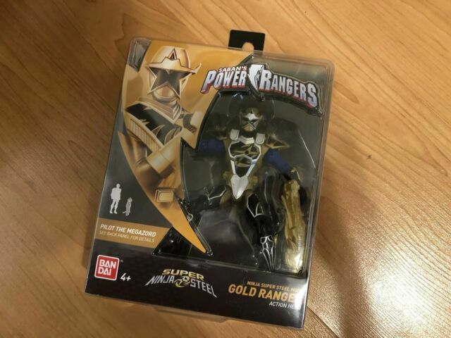 Power Rangers Super Ninja Steel Mode Gold Ranger Figure Levi Weston ...