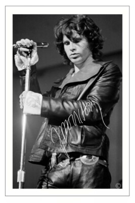 JIM MORRISON Signed Autograph PHOTO Fan Gift Signature Print Music THE ...