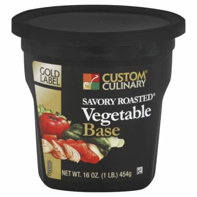 Custom Culinary Gold Label Savory Roasted Vegetable Base (1 lbs, 6 Per ...