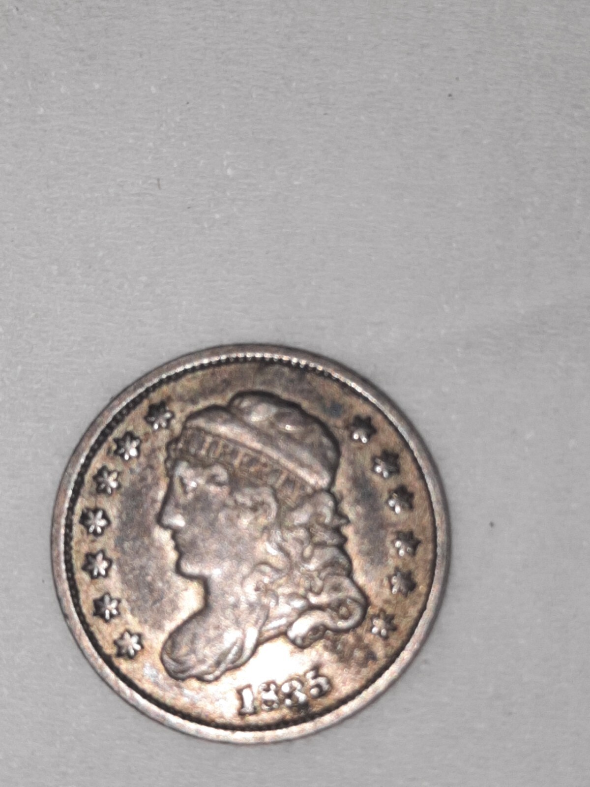 1835 Capped Bust Half Dime Small Date Fine + Coin | eBay