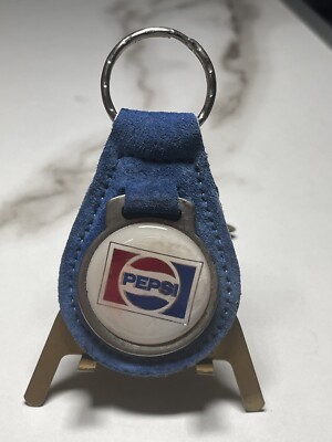 Vintage 1980’s Pepsi Blue Leather Advertising Keychain | eBay