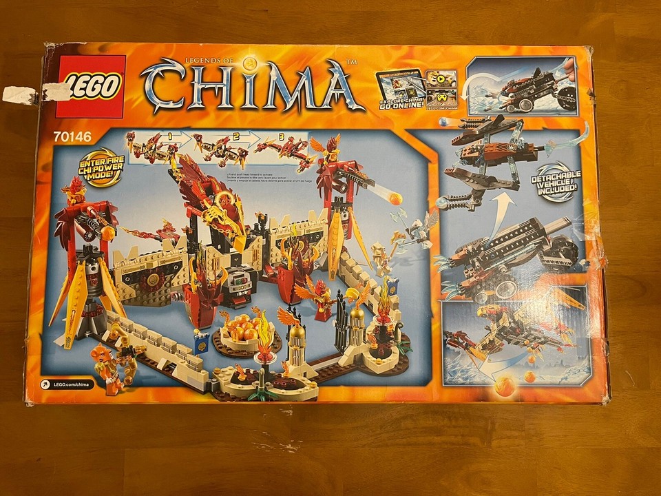 LEGO Legends of Chima Flying Phoenix Fire Temple (70146) 673419210751 ...