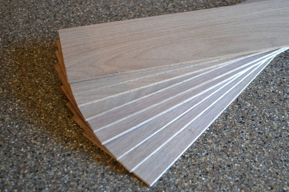 100 WALNUT BOARDS 1/8" x 2-1/2" x 12-1/2" THIN CRAFT HOBBY LUMBER | eBay