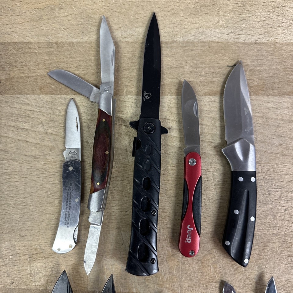 (Lot B) Lot 10 TSA Confiscated Assisted Manual Folding Folder Pocket ...