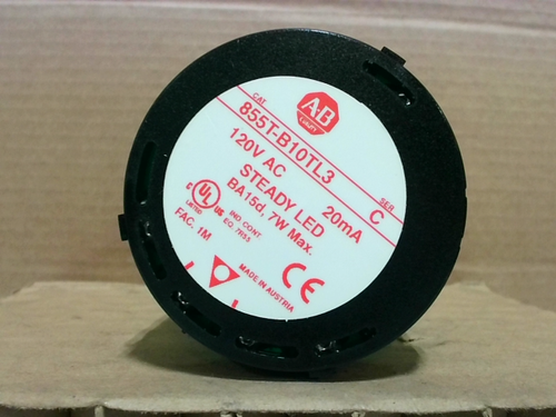 Allen Bradley 855T-B10TL3 Green LED Stack Light 120V - New In Box | eBay