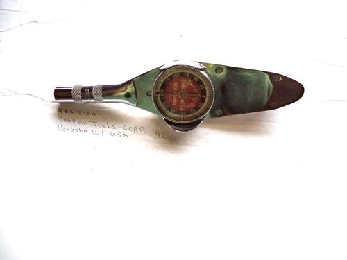 SNAP-ON TE12A 3/8"" Drive TORQ-O-METER Torque Wrench, 0-150 in. lbs | eBay