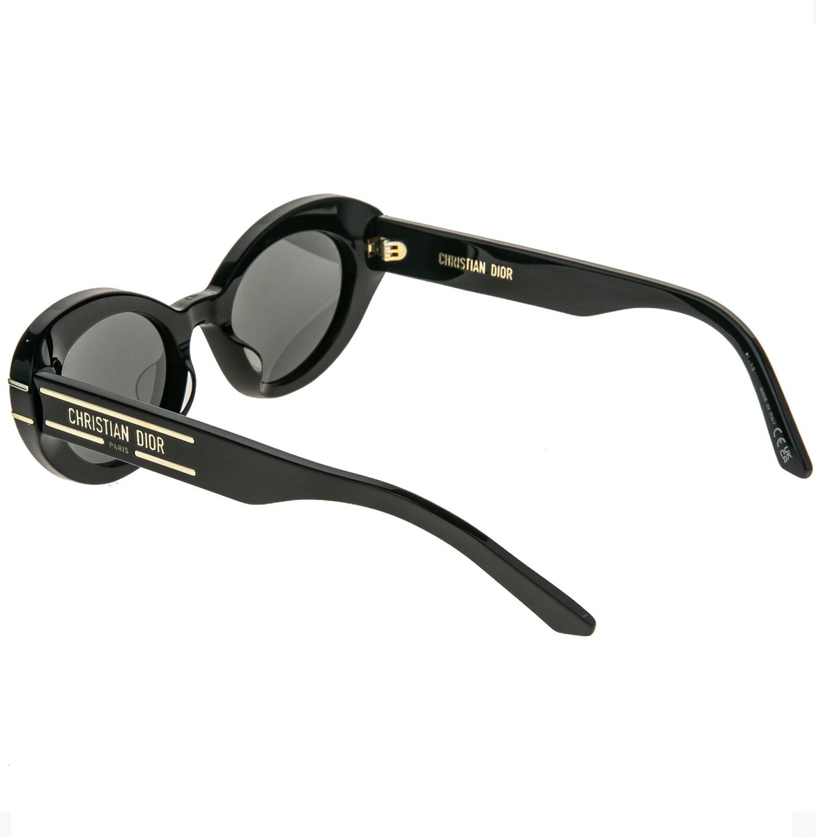 CHRISTIAN DIOR SIGNATURE Unisex Black DIORSIGNATURE B3U Oval CHRISTIAN DIOR SIGNATURE Unisex Black DIORSIGNATURE B3U Oval