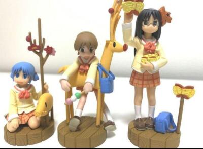 Nichijou My Ordinary Life Figure Set of 3 Yuko Aso Mio Naganohara Mai ...