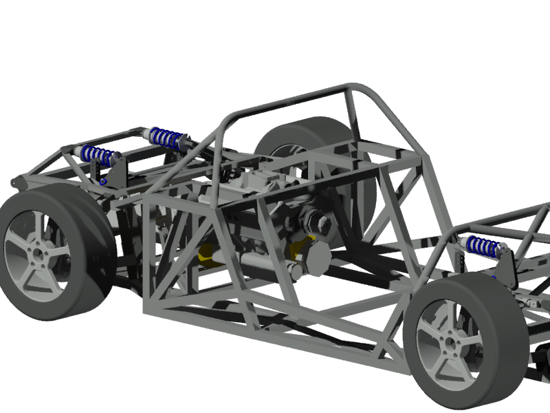 Lamborghini Aventador Chassis with C5 Corvette Suspension Blueprints ...