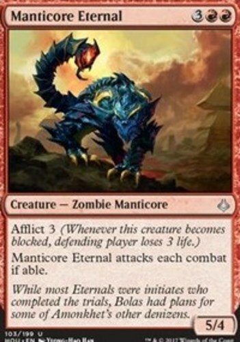 Manticore Eternal X4 (Hour of Devastation (2017)) MTG (NM) *CCGHouse ...