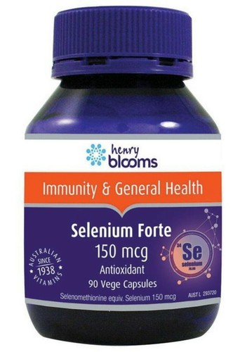 Henry Blooms Selenium Fort 150mcg 90 Capsules ozhealthexperts | eBay