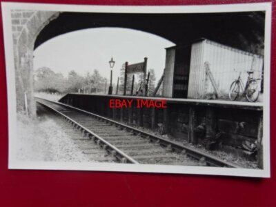 PHOTO DARKROOM - HALBERTON HALT RAILWAY STATION (2) GWR TIVERTON ...