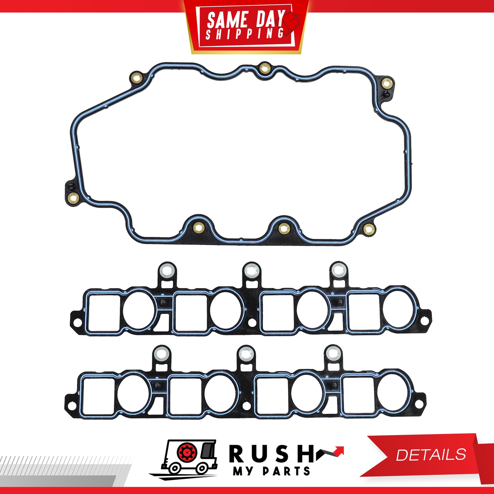 99-02 Manifold Plenum Gasket For Ford Panoz AIV 4.6L V8 DOHC 32v DNJ ...