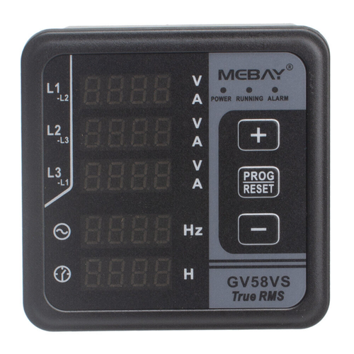 GV58VS 3-Phase Generator Digital Multi-Function Meter Amp Volt ...