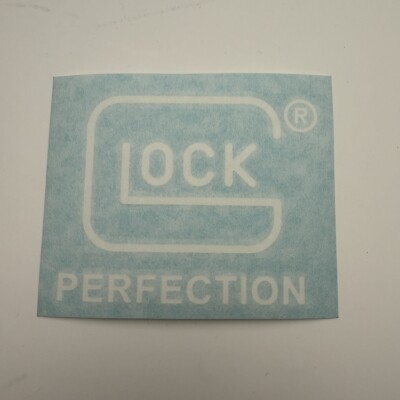 Glock Decal Sticker White | eBay