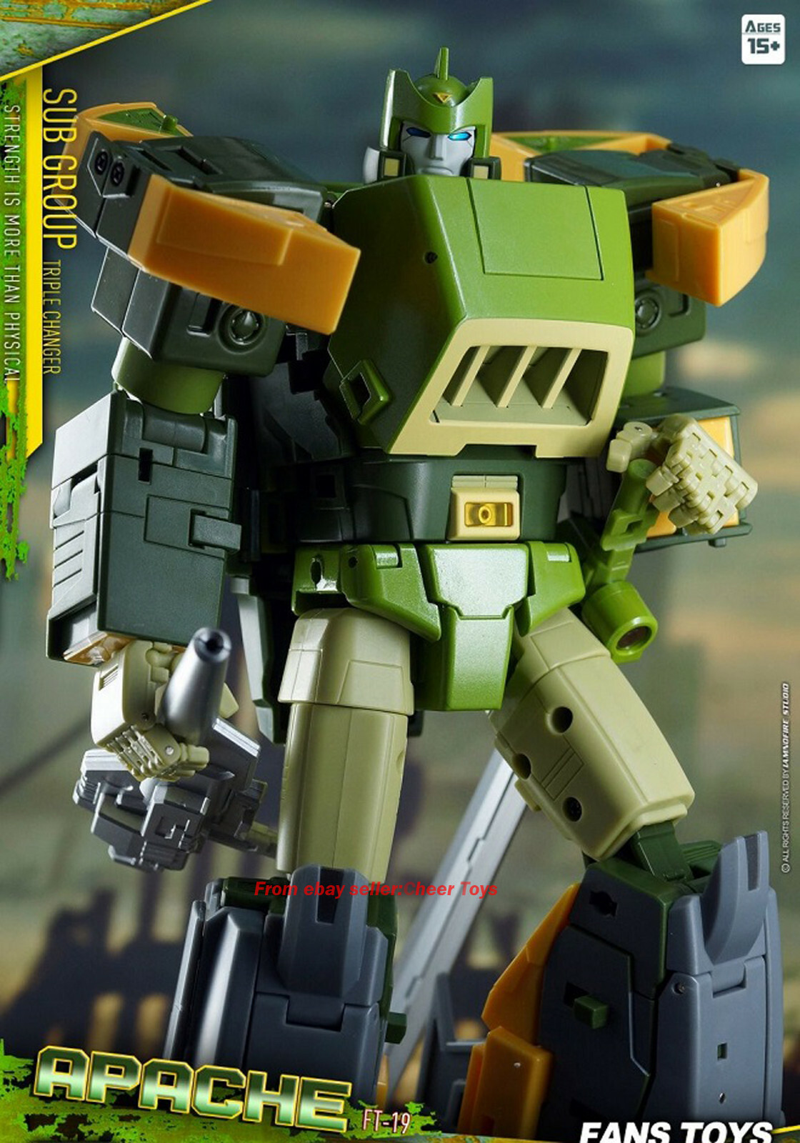 2021 Fans Toys FansToys FT19 APACHE FT-19 MP Transformable Robot HOT | eBay
