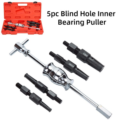 5pc Blind Hole Inner Bearing Puller Set Slide Hammer Internal Tool Kit ...
