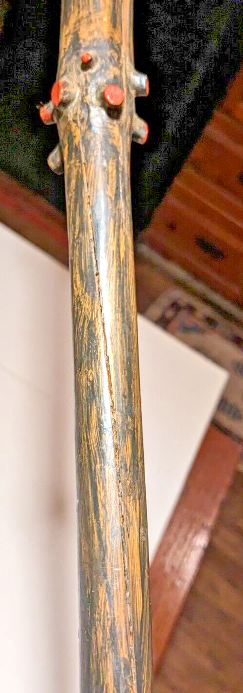 Antique Shriners Cane Walking Stick Stave Staff Mason… - Gem