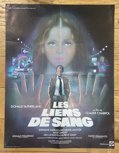 N933 AFFICHE CINEMA 80 PAR 60 CM : LES LIENS DE SANG @ CLAUDE CHABROL ...