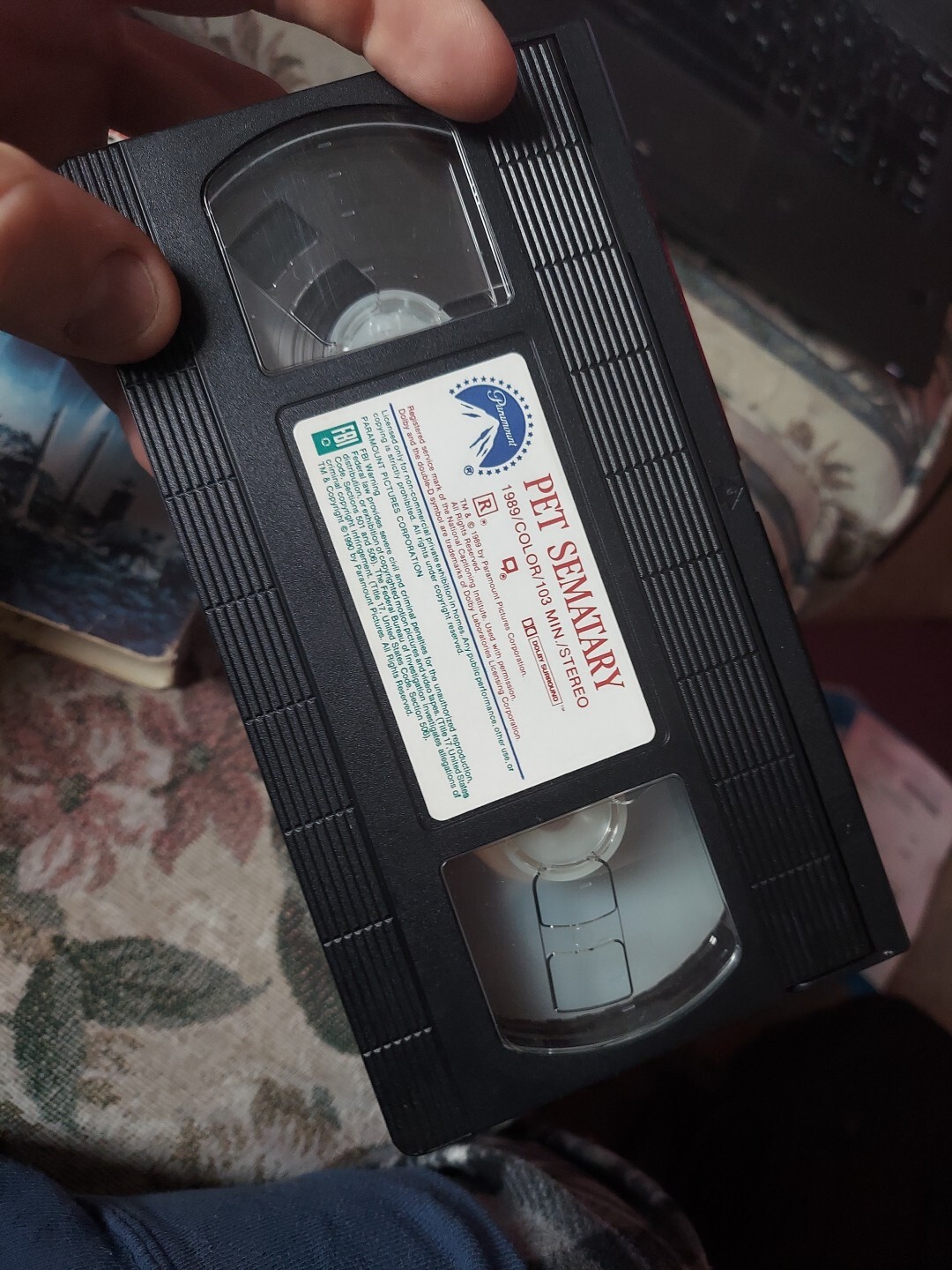 Stephen King's Pet Sematary (VHS, 1991) rare Horror Paramount ...