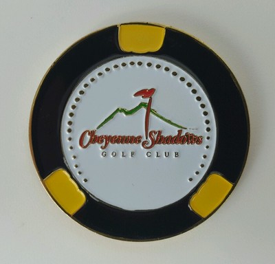 FT CARSON CO CHEYENNE SHADOWS COUNTRY CLUB Logo Golf Ball Marker ...