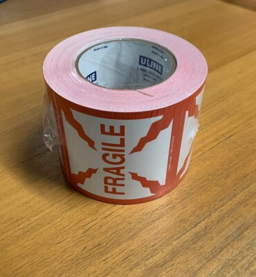ULINE S-3003 "Fragile" Label - 4 x 4" (1 Roll) | eBay