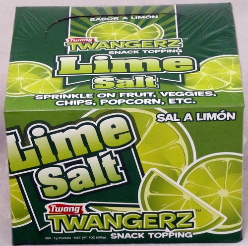 Twang Twangerz Salt Lime Bulk 200 Count One (1) Gram Packages per Box ...