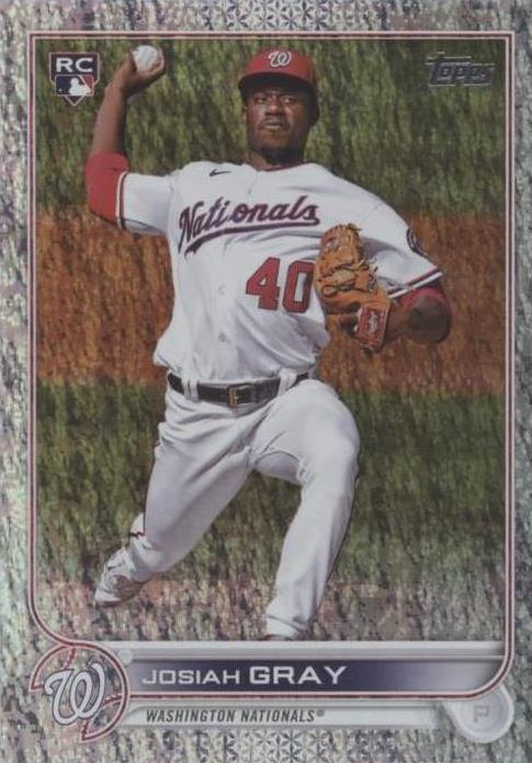 2022 Topps Series 1 - Josiah Gray #43 Foilboard /390 (RC) for sale ...