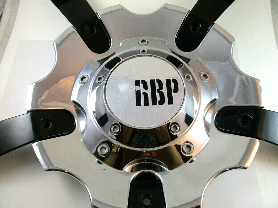 RBP CHROME CUSTOM WHEEL CENTER CAP #C-218-CAP/ C-93R-17/ 18/ 20 (for 1 ...