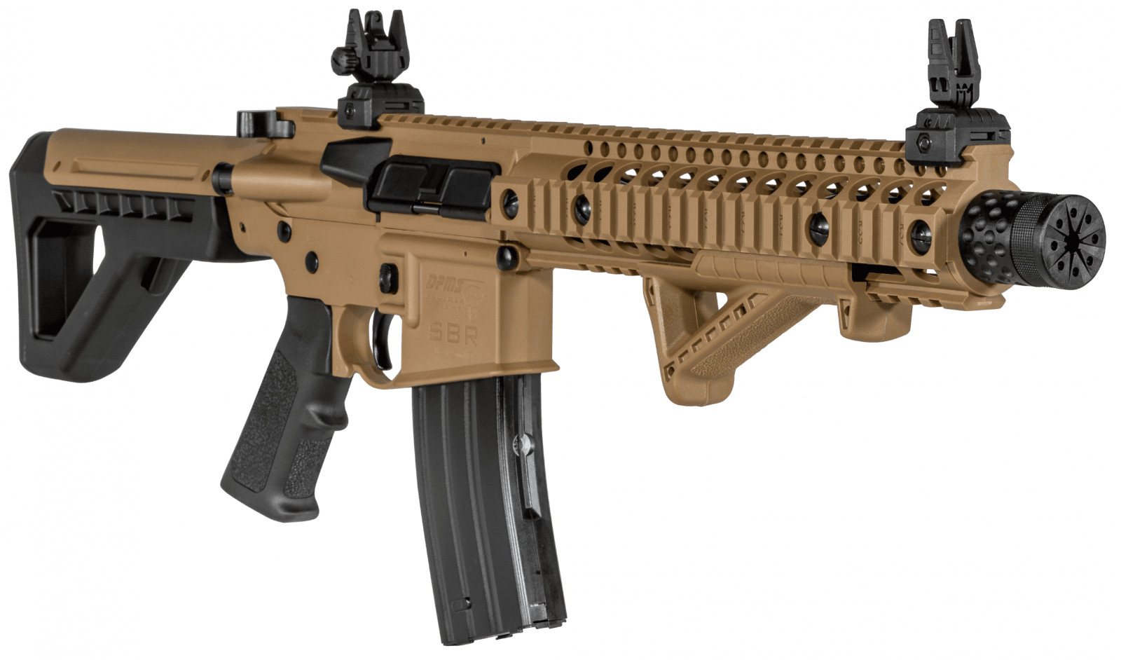 Crosman / Panther Arms DPMS SBR Full Automatic CO2 Target BB Air Rifle ...