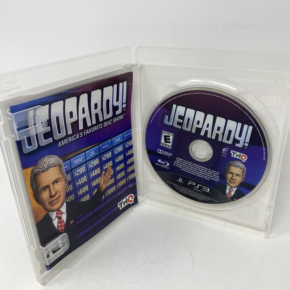 Jeopardy (Sony PlayStation 3, 2012) PS3 Complete CIB 854436004879 | eBay