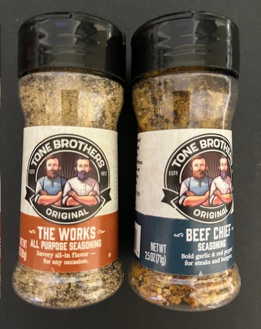 Tone Brothers Seasoning Set of 2- "All Purpose Seasoning & Beef Chief ...