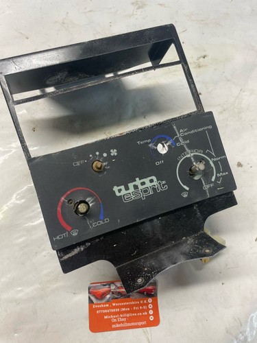 Lotus Esprit Turbo Centre Panel + Heating + Fan Control Switch ...
