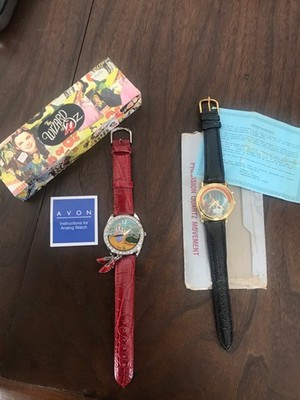 2 Watches- Wizard of Oz Vintage Valdawn and AVON Turner Watch w/Ruby ...