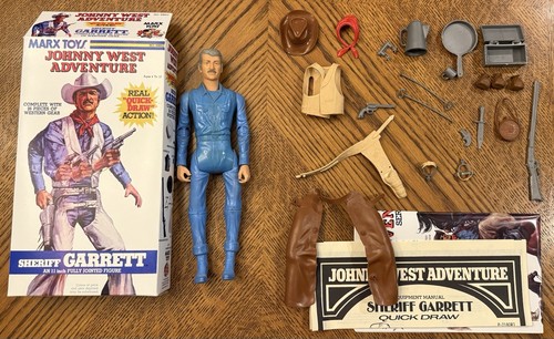 Marx Johnny West Adventure Vintage JWA Quick-Draw Sheriff Garrett w ...