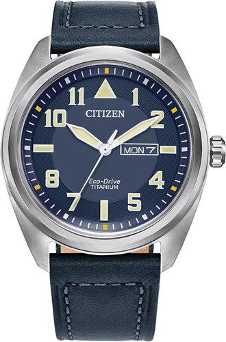 Citizen Men's Eco-Drive Weekender Garrison, Silver-Tone Super Titanium ...