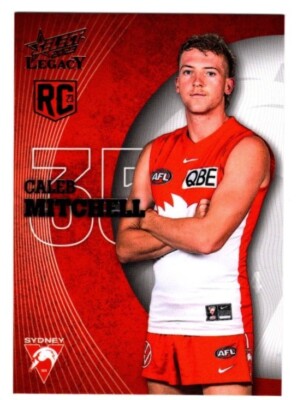 2023 Select Legacy base common card - Caleb Mitchell #198 Sydney | eBay Australia