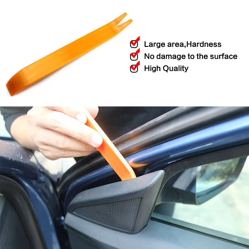 Auto Trim Removal Tool Kit Car Panel Door Window Fastener Remover Pry ...