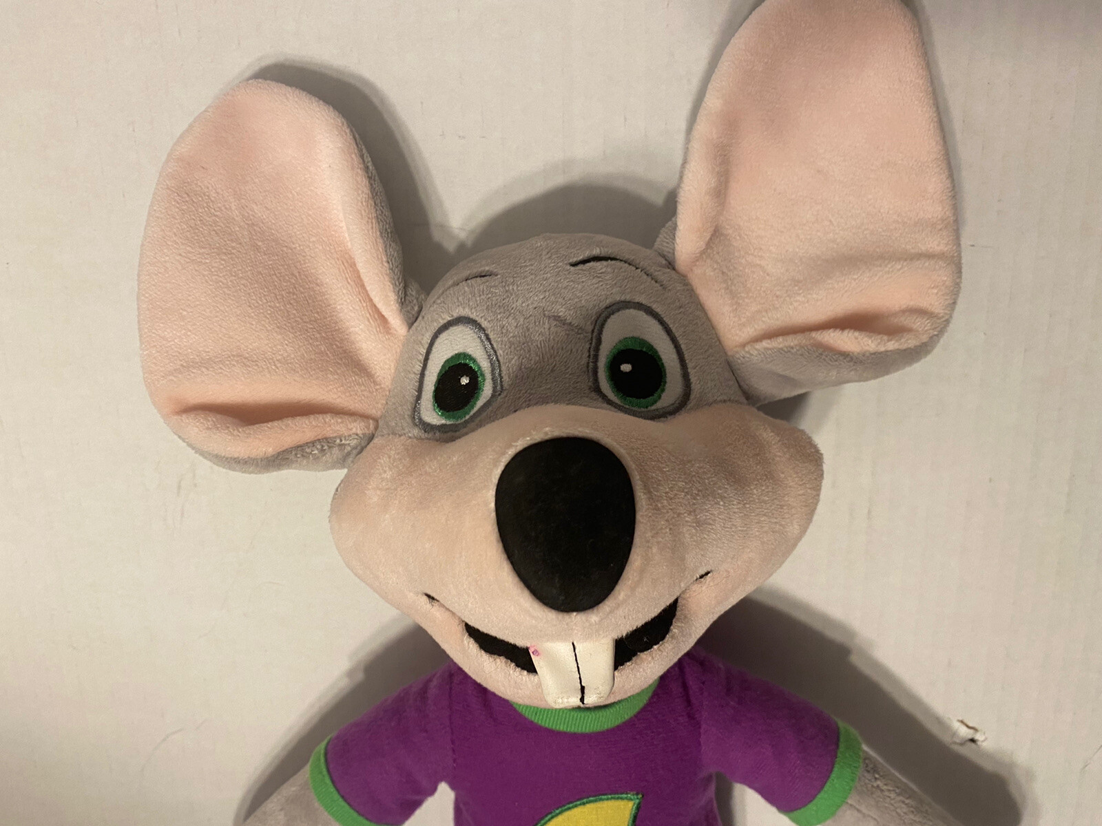 Chuck E Cheese Pizza Mouse 13" Plush Stuffed Animal Toy Chucky Plushie ...
