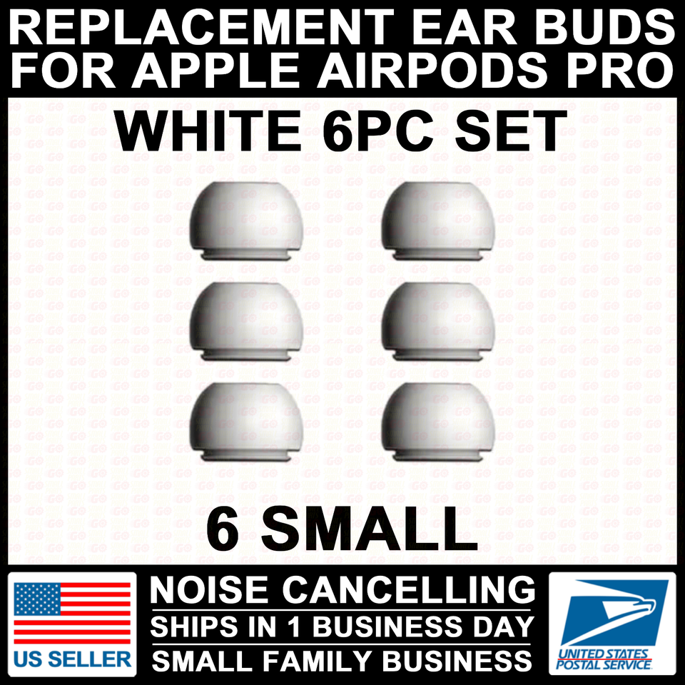 3-PAIRS Ear Bud Tip For Apple AirPod Pro 1&2 Replacement Silicone ...