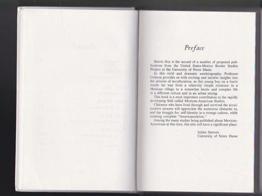 Barrio Boy by Ernesto Galarza HARDCOVER 1993 VG | eBay