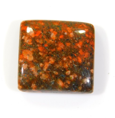 18.CT TOP QUALITY 100% NATURAL RED OCEAN JASPER SQUARE CABOCHON ...