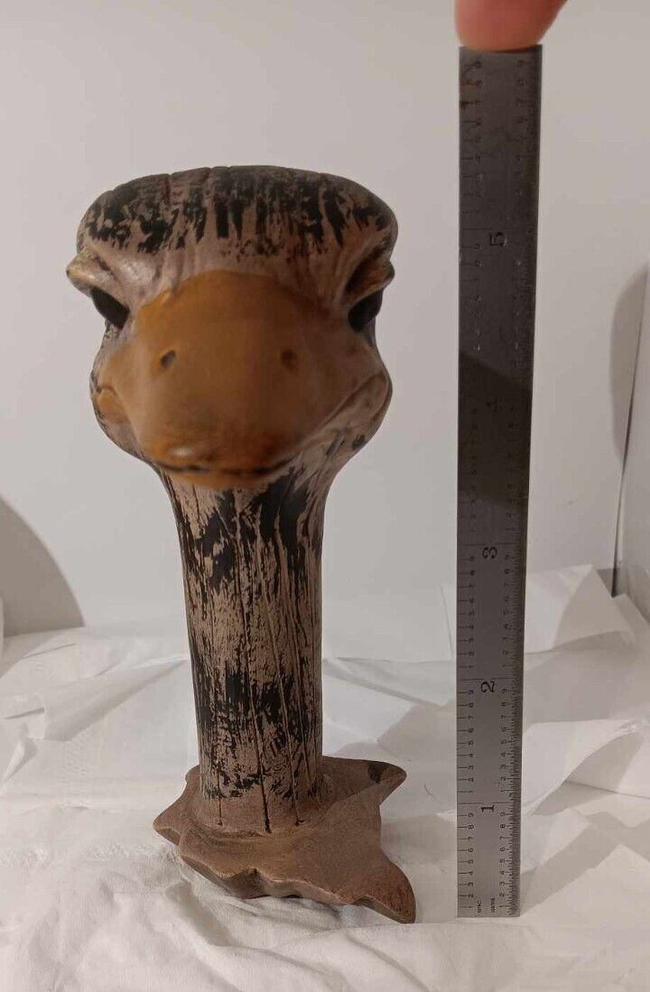 Vintage Ostrich Emu Bird Egg Hatch Ceramic Coin Piggy Bank Two Pieces ...