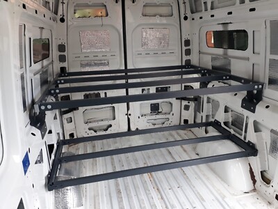 VW Crafter/Sprinter Fixed Bed Full Kit 950mm High + Single Lower Bunk ...