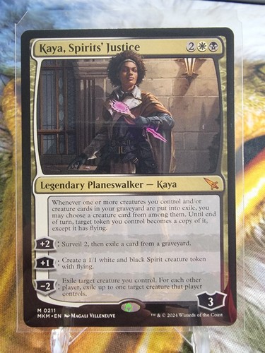 KAYA, SPIRITS' JUSTICE Murders At Karlov Manor MKM Planeswalker Magic ...