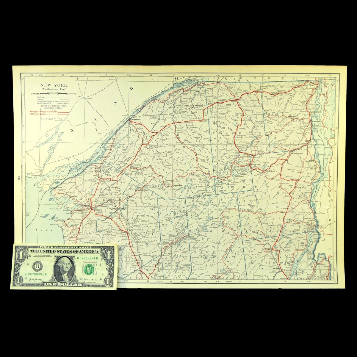 New York State Map Large