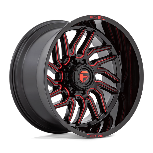 Fuel Off-Road D808 Hurricane 20X9 +20 Black & Red Wheel 5X139.7 5X5.5 ...