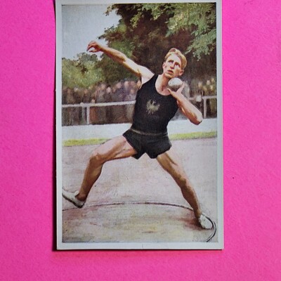 1932-1933 Sanella Sports #25 Wolrad Eberle (Shot put) | eBay